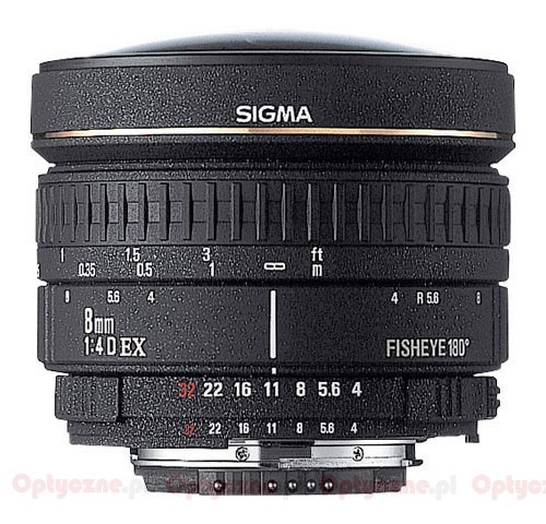 Sigma 8 mm f/4 EX DG Fisheye - Optyczne.pl